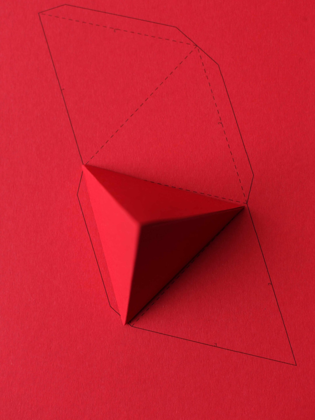 Tetrahedron, Platonic Solids, Platonic Solids, 3D Paper Model, DIY ...