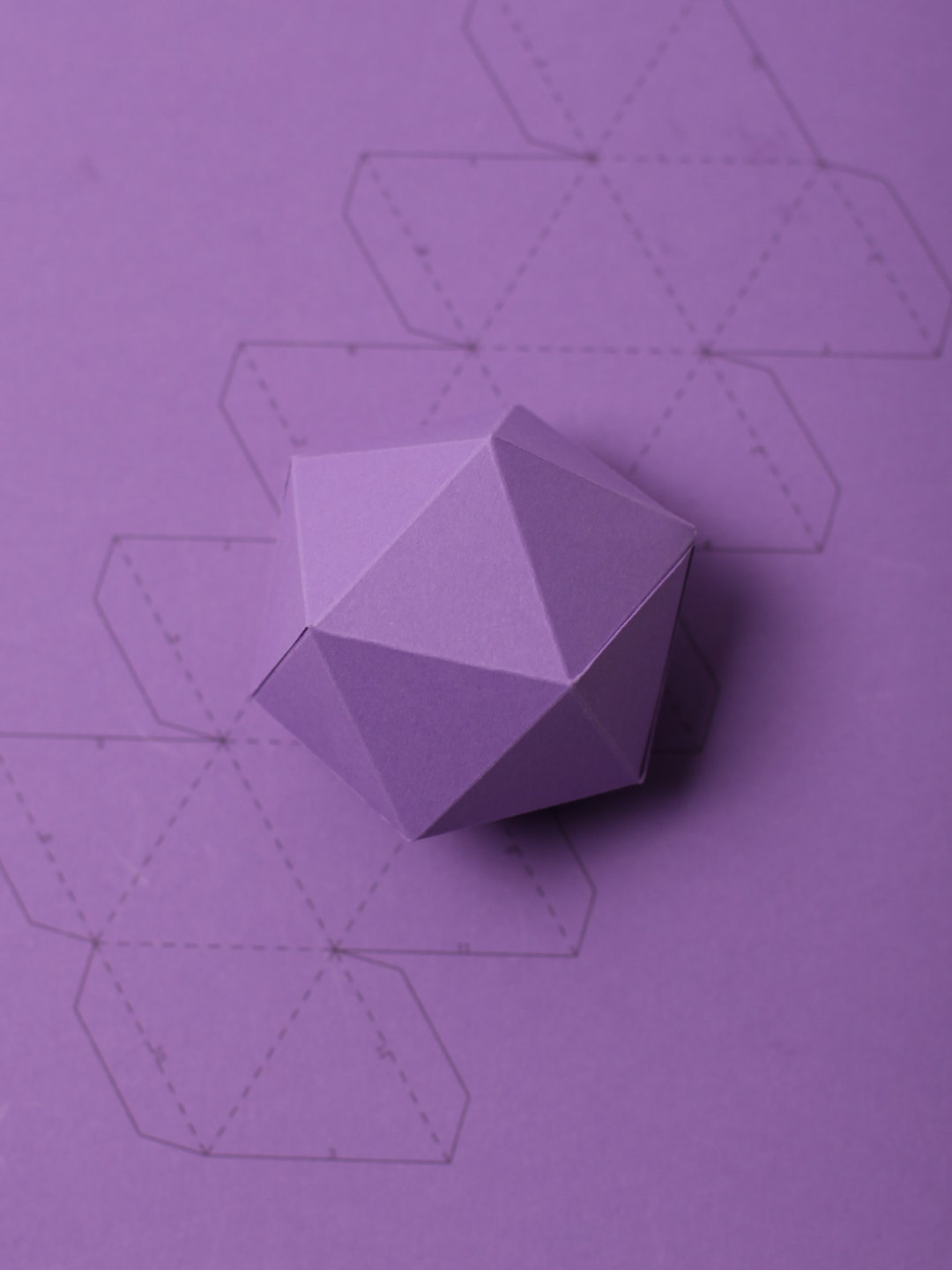 Icosahedron, Platonic Solids, Platonic Solids, 3D Paper Model, DIY ...