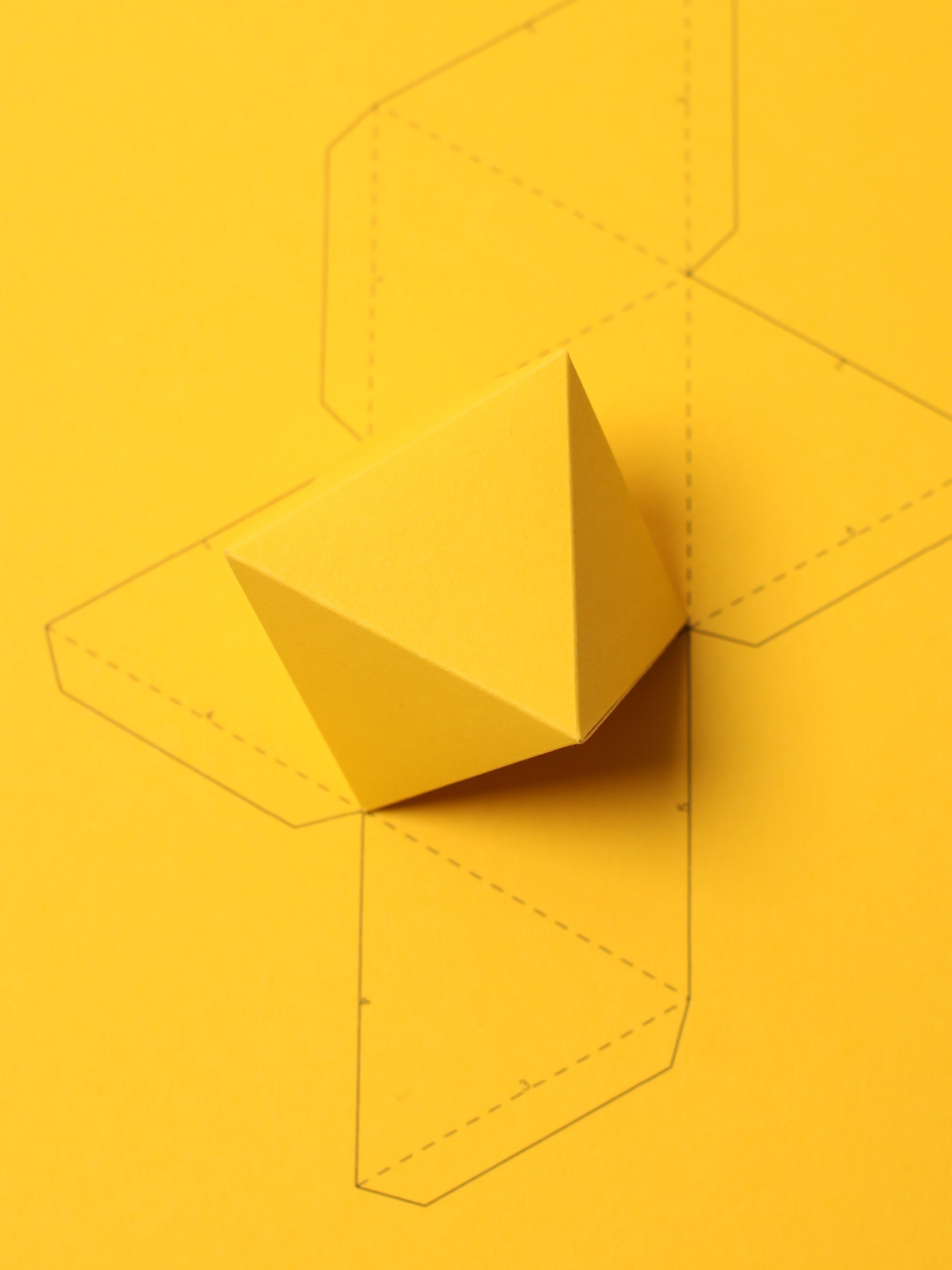 Platonic Solids 3D DIY Paper Model - Geometric Shapes for Christmas ...