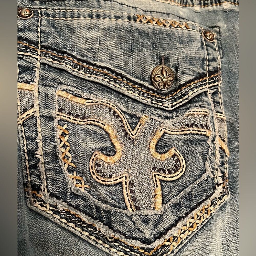 Rock Revival Hemlin Alt Straight Leg Jeans, Size 40 - Etsy