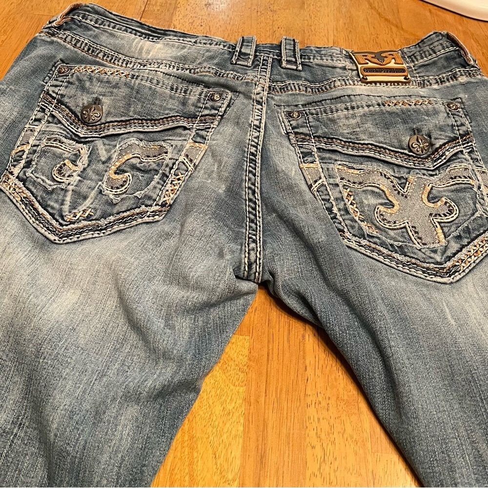 Rock Revival Hemlin Alt Straight Leg Jeans, Size 40 - Etsy