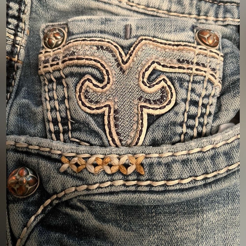 Rock Revival Hemlin Alt Straight Leg Jeans, Size 40 - Etsy