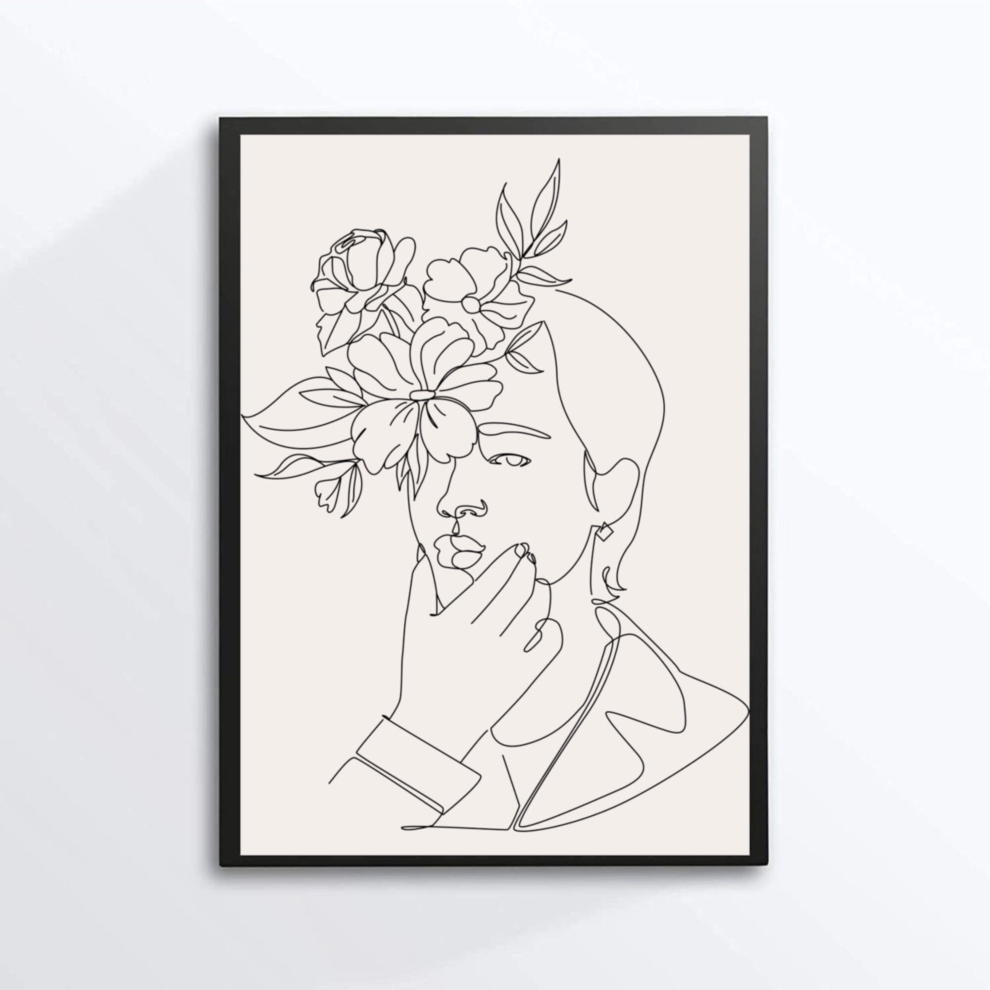 BTS Vogue Jimin Art Illustration Digital Print (line Art) - Etsy