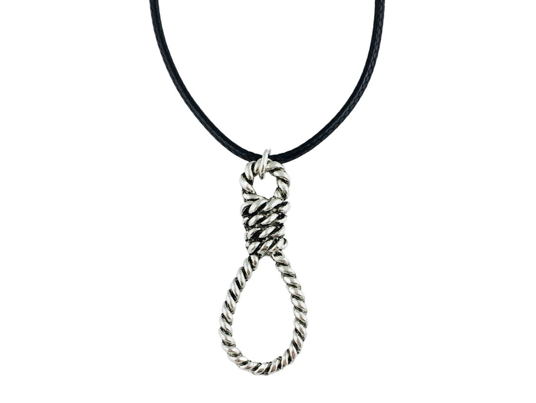 Hangman's Noose Choker Necklace, Gothic Jewellery, Halloween Costume ...