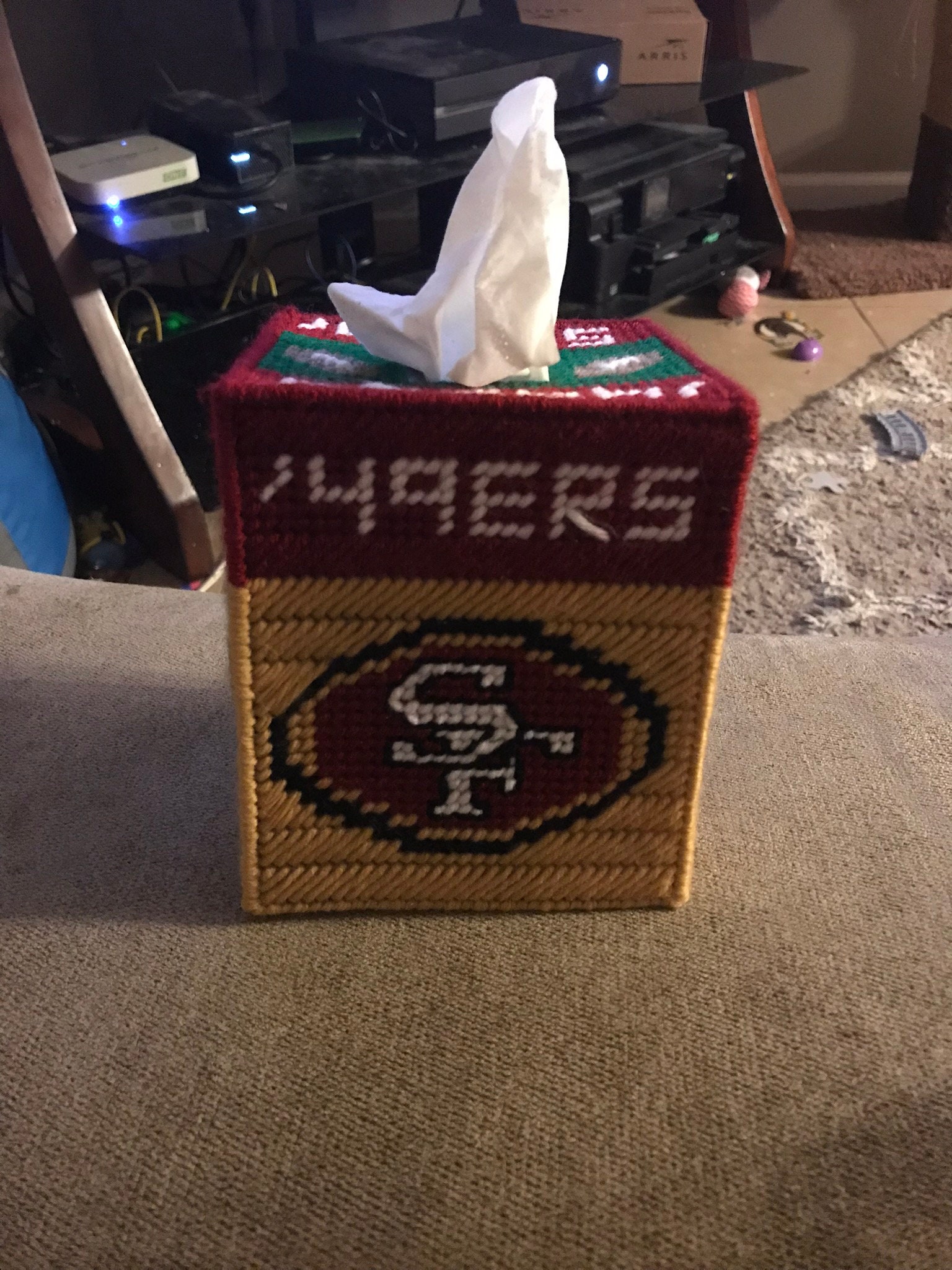 49ers Tissue Box - Etsy UK