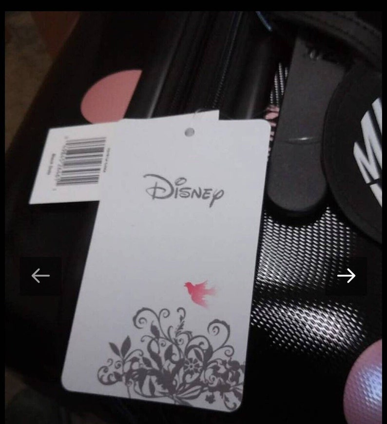 Disney Minnie Mouse Spinner Suitcase Set Hard Luggage 20” Expandable - Etsy