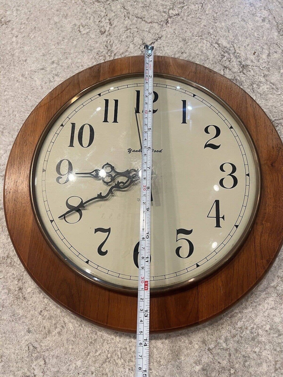 Vintage Yankee Wood Wall Analog Clock Quartz-read - Etsy