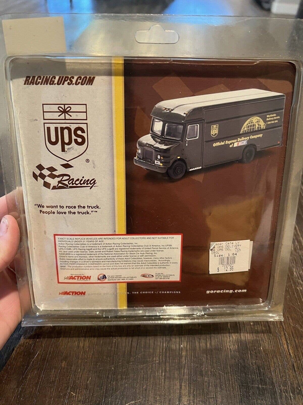 VINTAGE 2001 New in Box NASCAR Action UPS Racing Die-cast Truck 1:64 ...