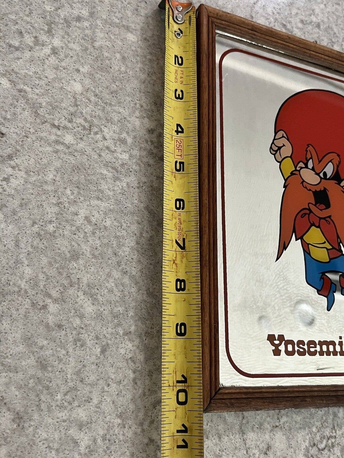 RARE Vtg 1971 Yosemite Sam TM & Warner Bros. Inc. Collectible Mirror ...