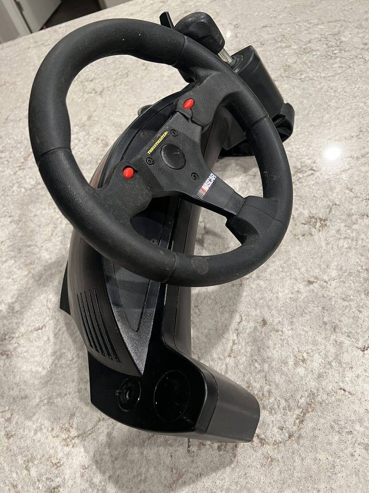 Vintage THRUSTMASTER NASCAR Pro Racing Steering Wheel and Pedals Set ...