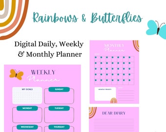 Evil Eye Digital Daily Weekly Monthly Planner | Digital Planner ...