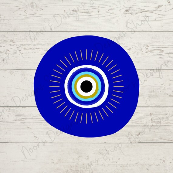 Evil Eye SVG Cut File Evil Eye PNG File Turkish Eye Print | Etsy