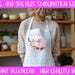 Pink Kitchen Apron Sublimation Design: Chef Hat PNG (digital Download ...