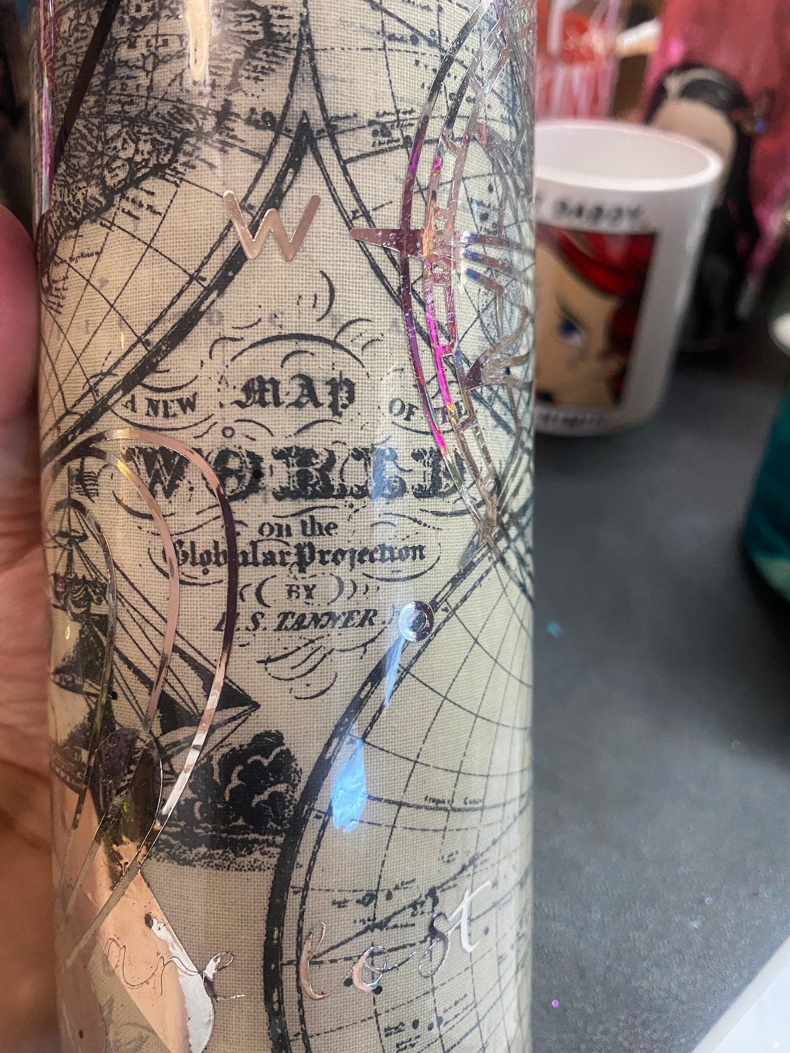 Map Tumbler - Etsy