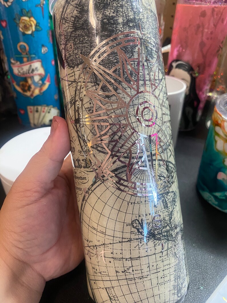 Map Tumbler - Etsy