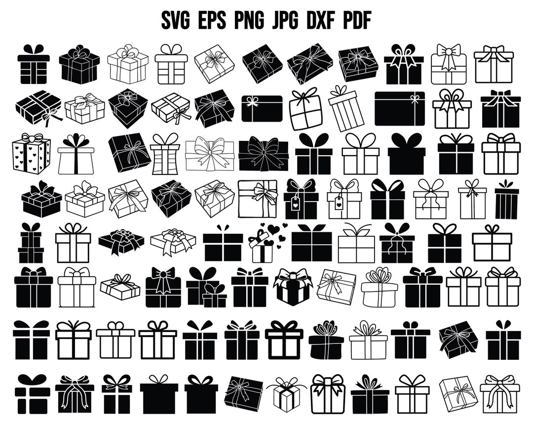 Presents SVG | Gift Box SVG | Christmas Present SVG | Gift Wrap Svg ...