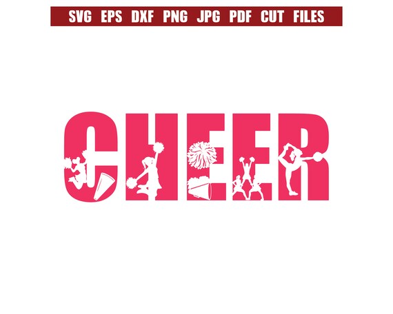 Cheer Svg Cheerleading Svg Cheerleader Svg Cheer Cut File | Etsy