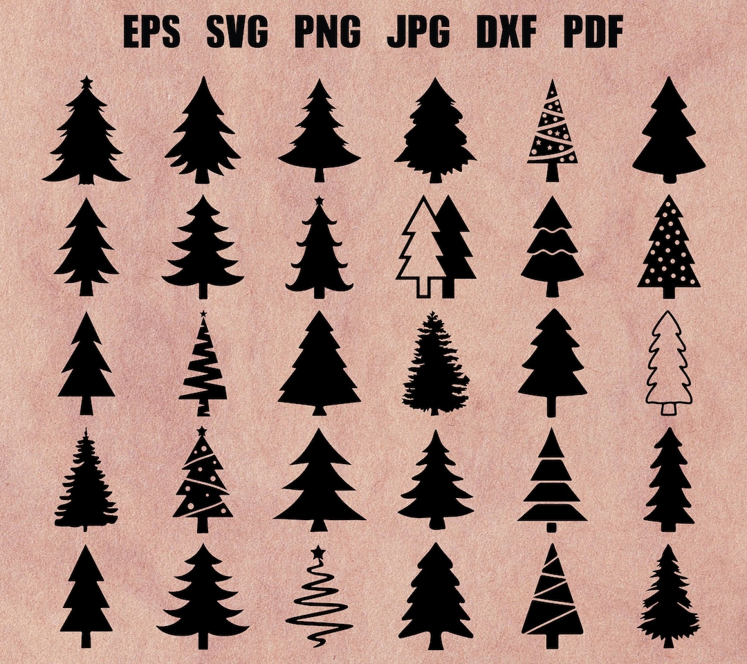 Christmas Tree SVG | Christmas SVG | Christmas Tree Silhouette | Tree ...