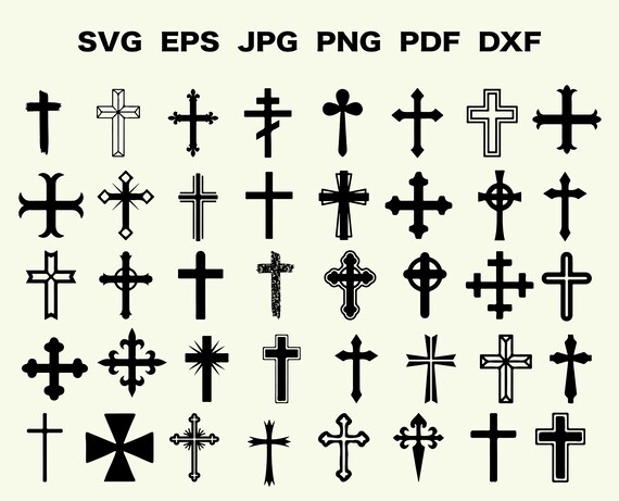 Cross Svg Cross Silhouette Cross Cut File Crosses Svg Files | Etsy