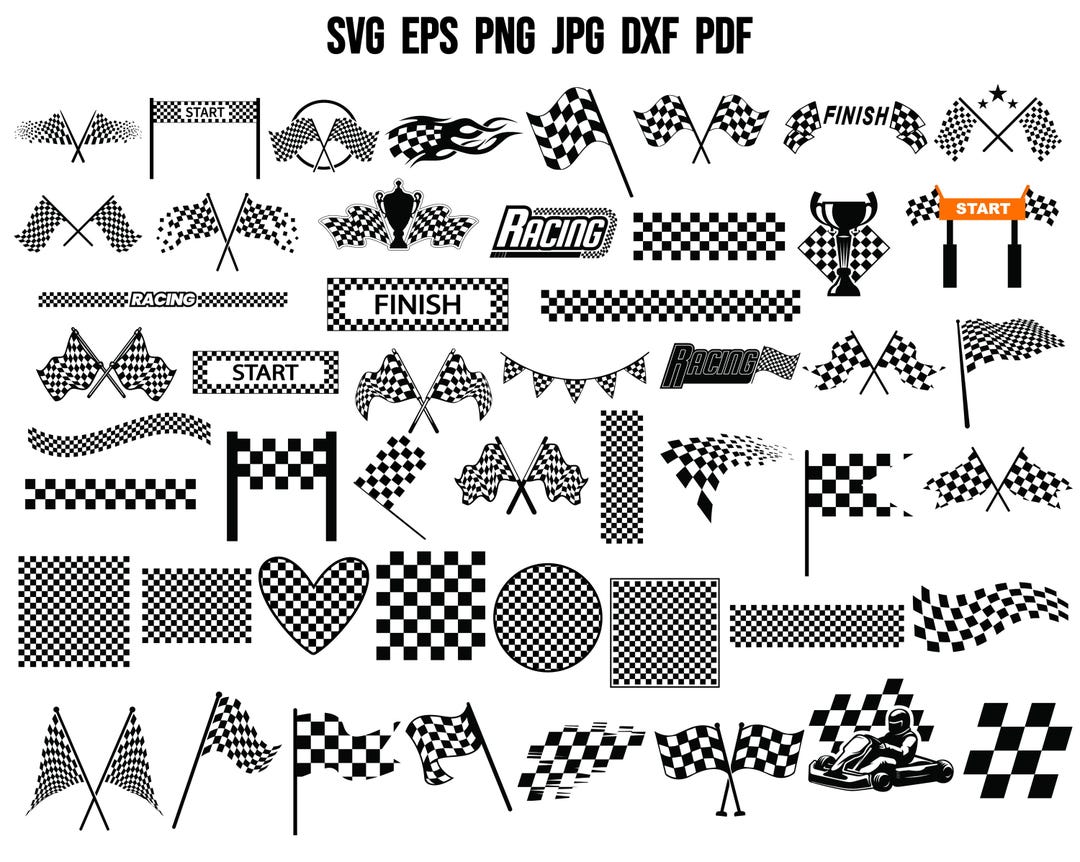 Racing SVG | Race Flag SVG | Checkered Flag SVG | Race Svg | Racing ...