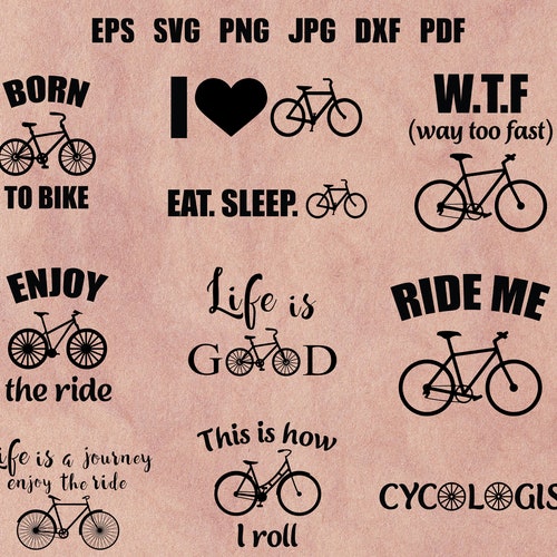 Cycling Svg Bike Svg Bicycle Svg Cycling Cut File Cycling - Etsy