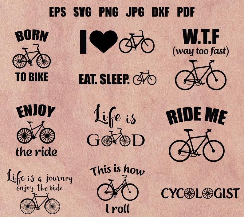 Cycling Svg Bike Svg Bicycle Svg Cycling Cut File Cycling - Etsy