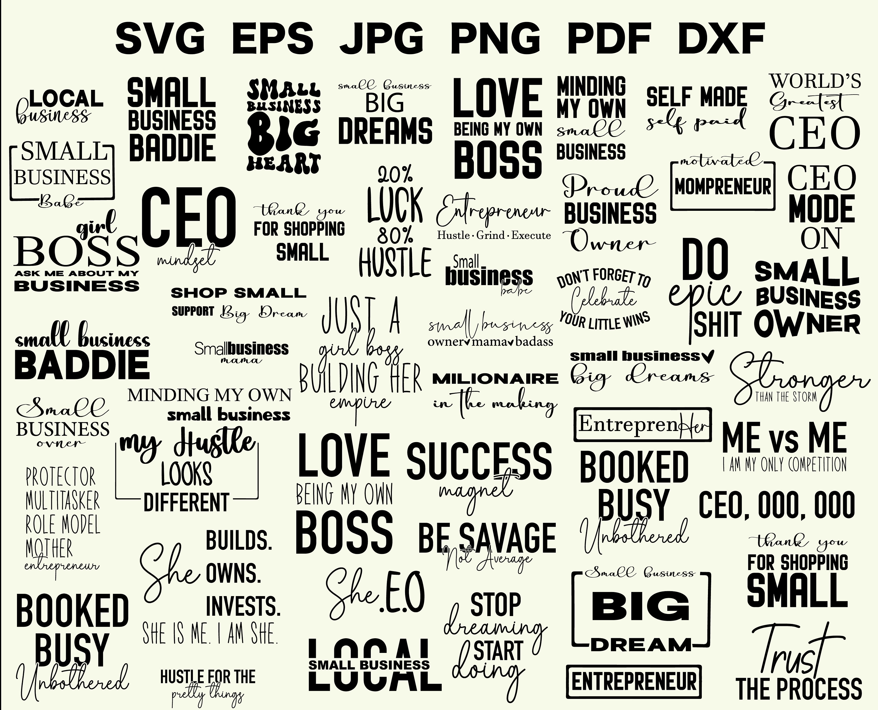 Fashion Brands Logo Collage
