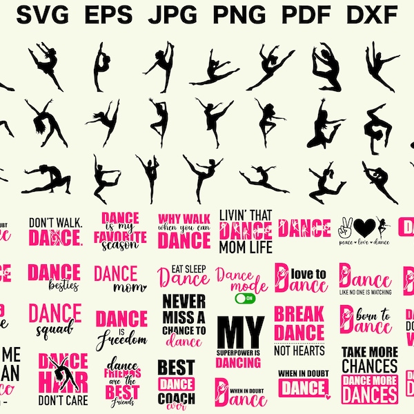 Dance Svg - Etsy