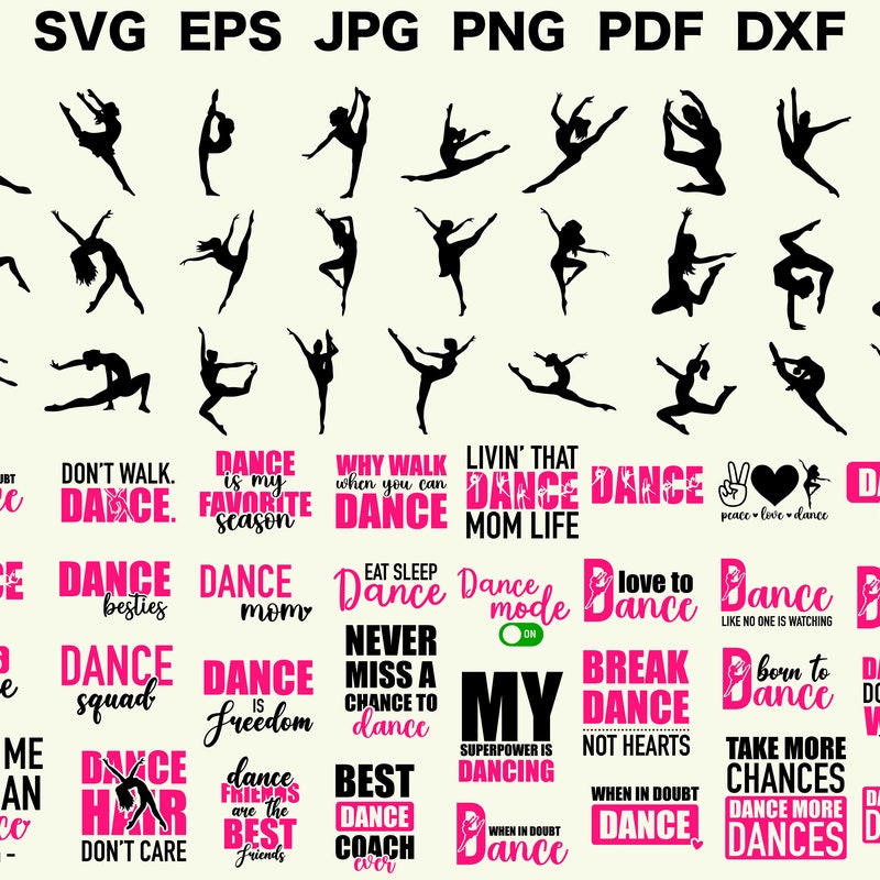 Dancing Svg - Etsy