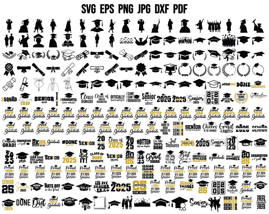 Graduation SVG | Graduate SVG | Senior SVG | Class of 2025 Svg | School ...