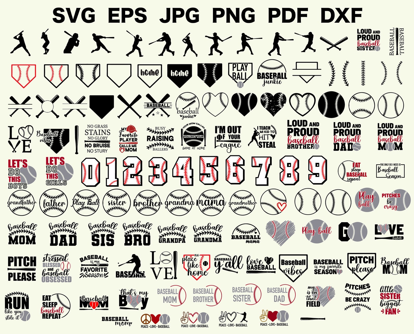 Baseball Svg Cut File Baseball Clipart Cricut Silhouette Baseball Fan ...