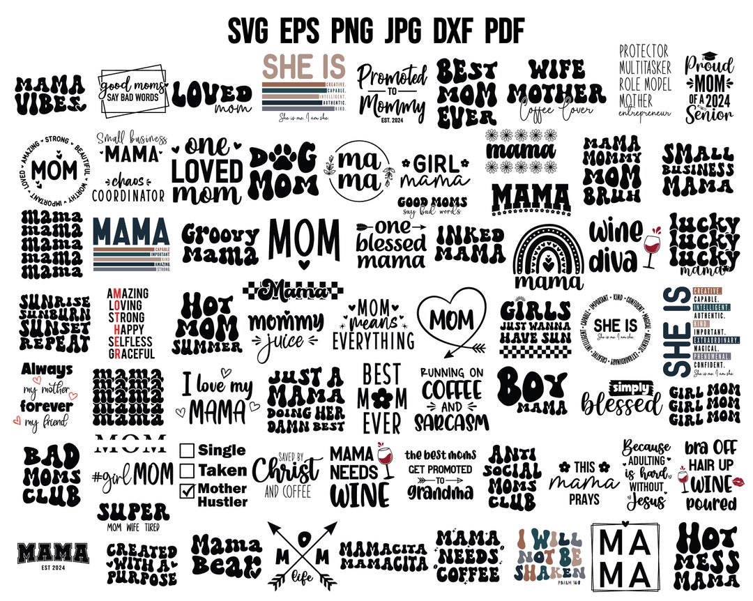 Mom SVG | Mama SVG | Mom Quote SVG | Mom Cricut | Clipart | Cut File ...