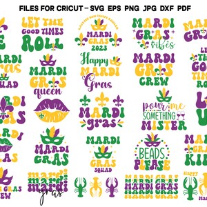 Mardi Gras Svg Fat Tuesday Svg Retro Mardi Gras Svg Louisiana - Etsy