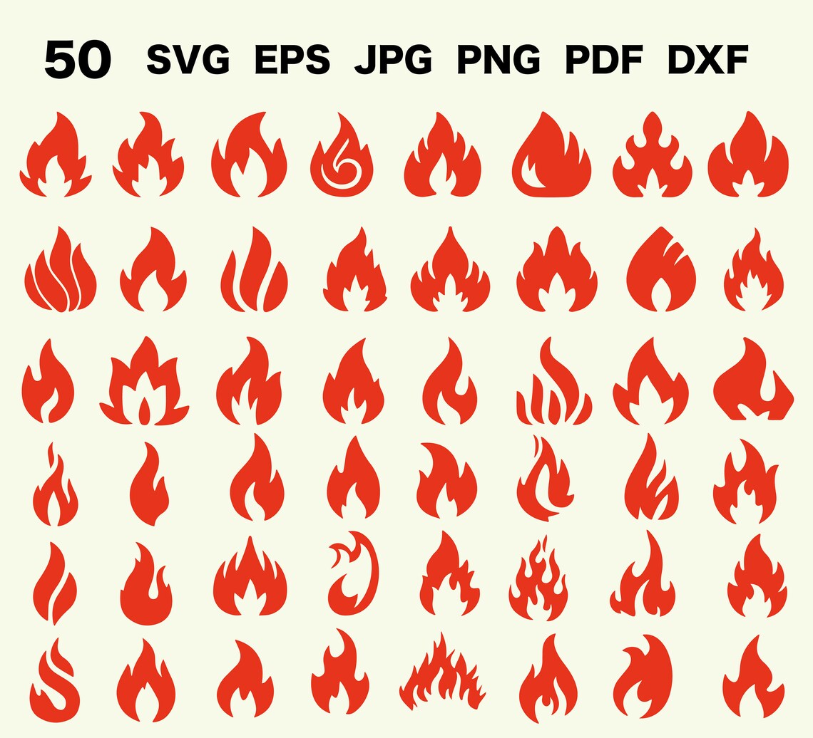 Fire Flames Svg Camping Svg Adventure Svg Fire Flame Svg - Etsy