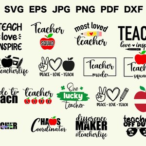 Teacher Svg Cut File Teacher Life Svg Funny Teacher Svg Teacher Clipart ...