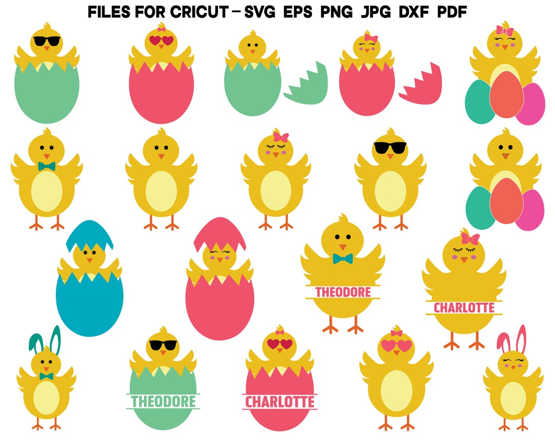 Easter Chicks SVG | Easter SVG | Easter Clipart | Cute Chick Svg ...