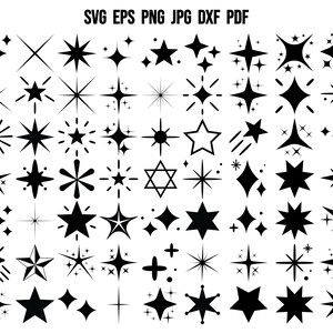 Sparkle SVG | Sparkle Cut File | Stars SVG | Stars Sparkle Svg ...