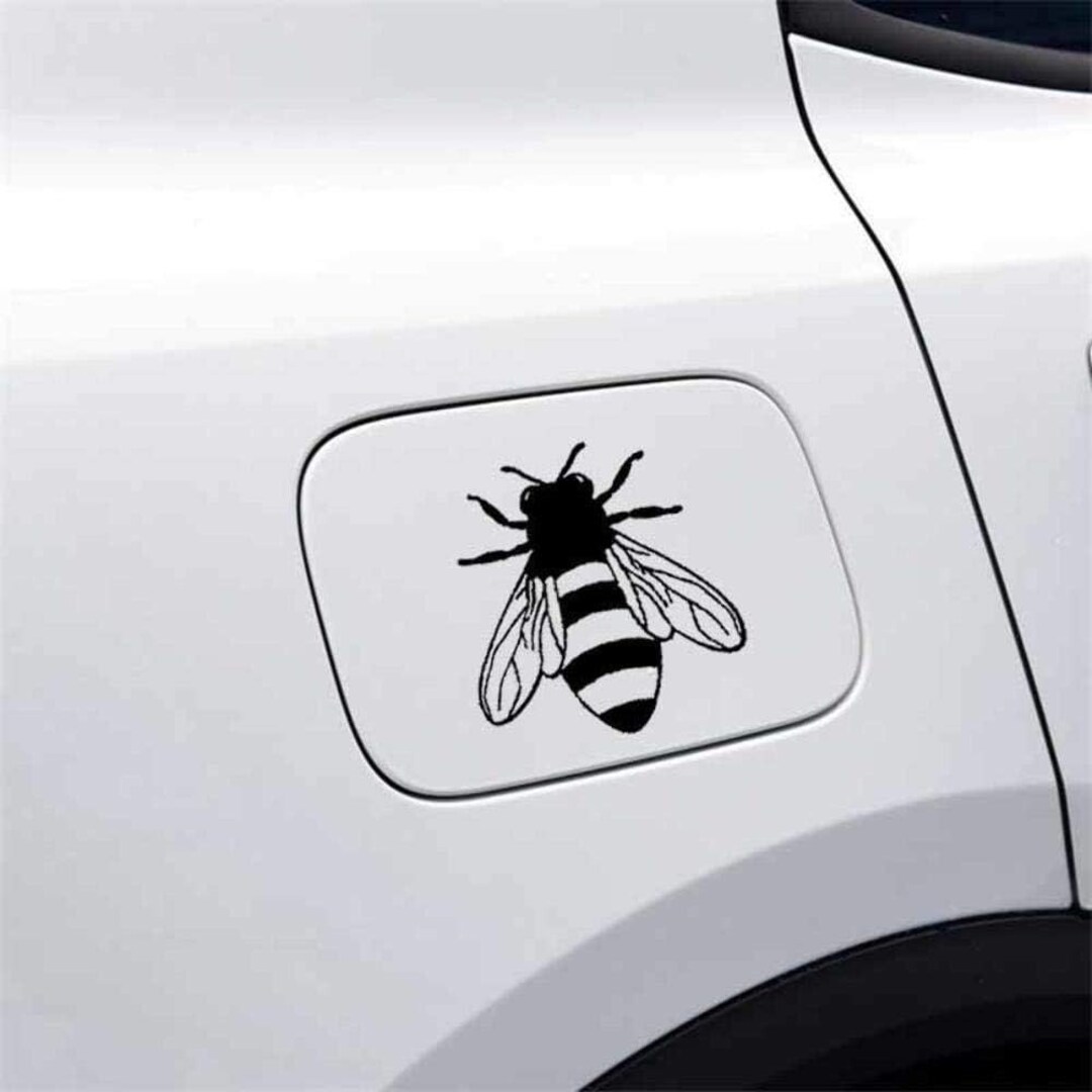 Bumble Bee Crouching Design Fun Window Bumper Vinyl Decal Sticker 12CM ...
