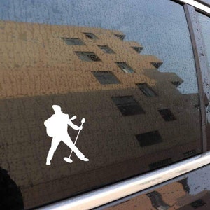 Elvis Presley Rock Singer Fun Window Bumper Sticker Vinyl Decal 9.3CM X ...