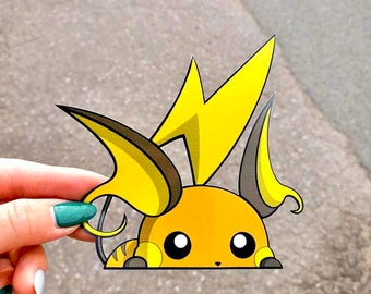 Pokémon Inspired Raichu Vinyl Decals Paper & Party Supplies Bumper ...