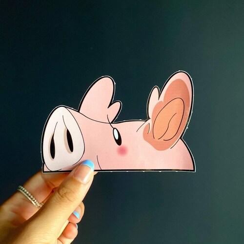 Custom Peeker Sticker - Etsy