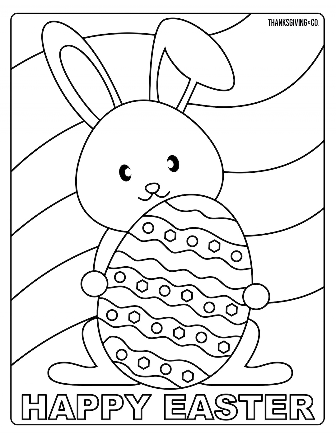 40 Page Easter Coloring Book #1 - Etsy