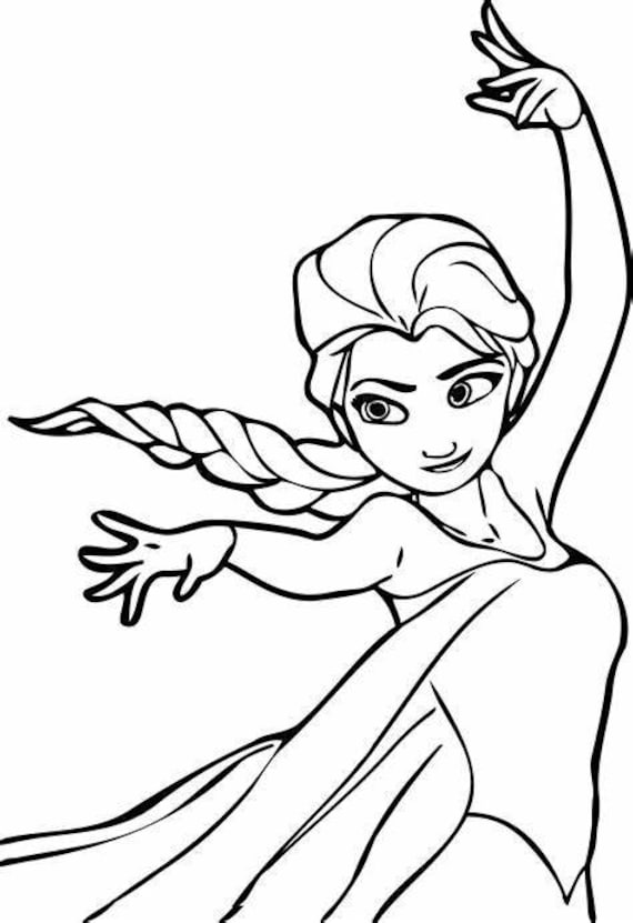 Elsas Coloring Pages