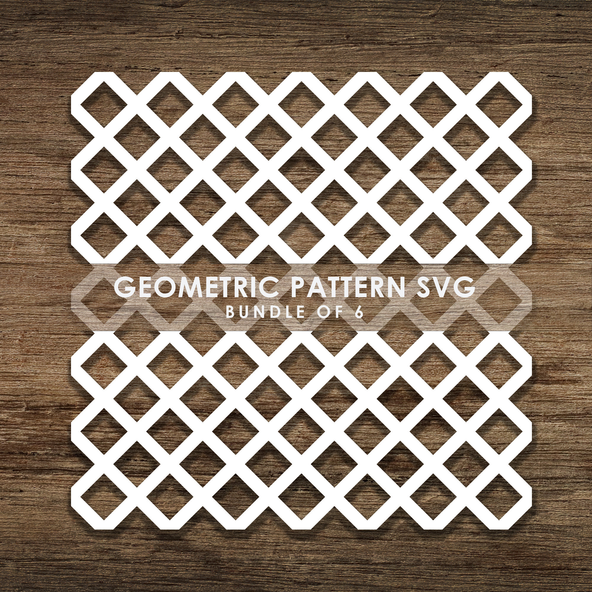 Bundle of 6 Seamless Geometric SVG Pattern, Line Pattern, Geometric ...