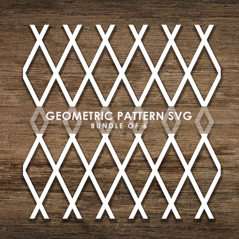 Bundle of 6 Seamless Geometric SVG Pattern, Line Pattern, Geometric ...
