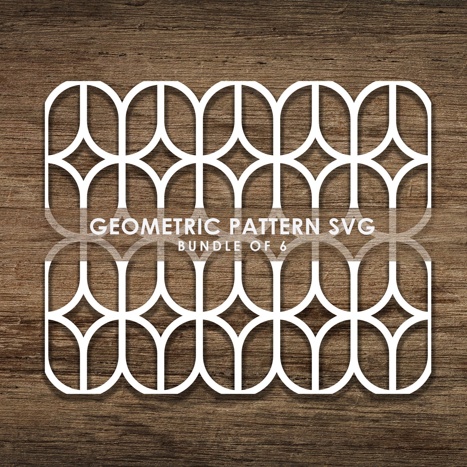 Bundle of 6 Seamless Geometric SVG Pattern, Line Pattern, Geometric ...