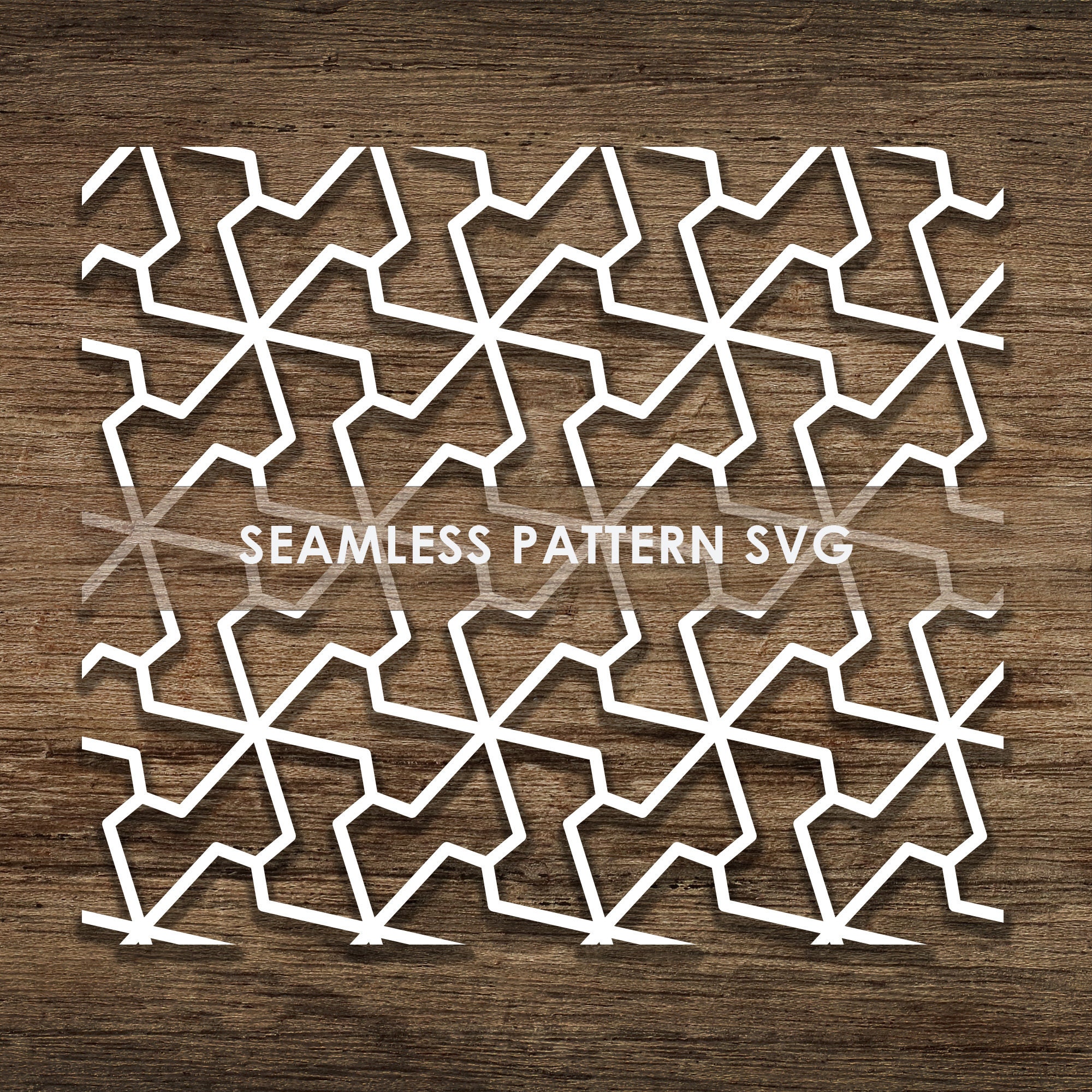 Bundle of 6 Seamless Geometric SVG Pattern Line Pattern - Etsy