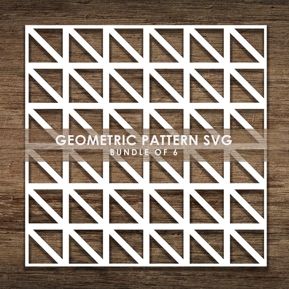 Bundle of 6 Seamless Geometric SVG Pattern, Line Pattern, Geometric ...