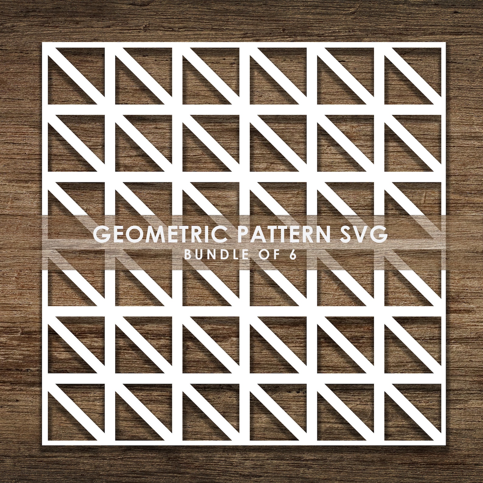 Bundle of 6 Seamless Geometric SVG Pattern, Line Pattern, Geometric ...