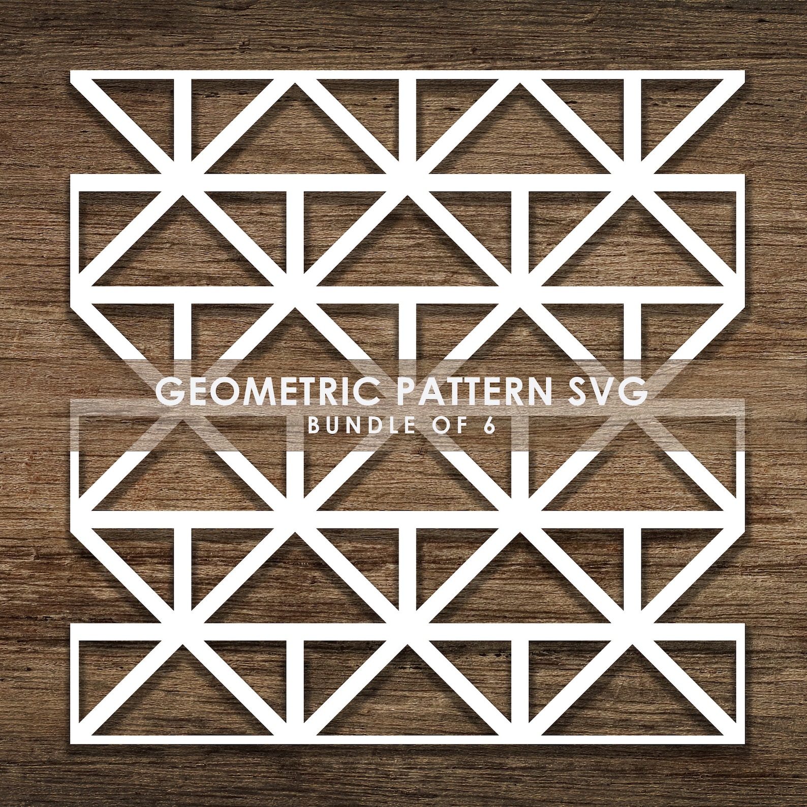 Bundle of 6 Seamless Geometric SVG Pattern, Line Pattern, Geometric ...